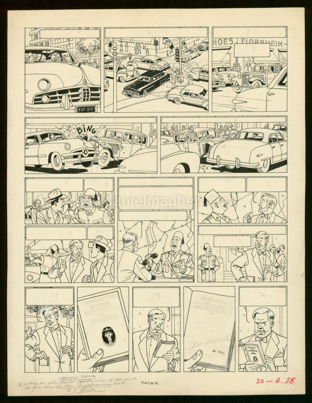 Edgar P. Jacobs Original Art For Sale | ComicArtTracker
