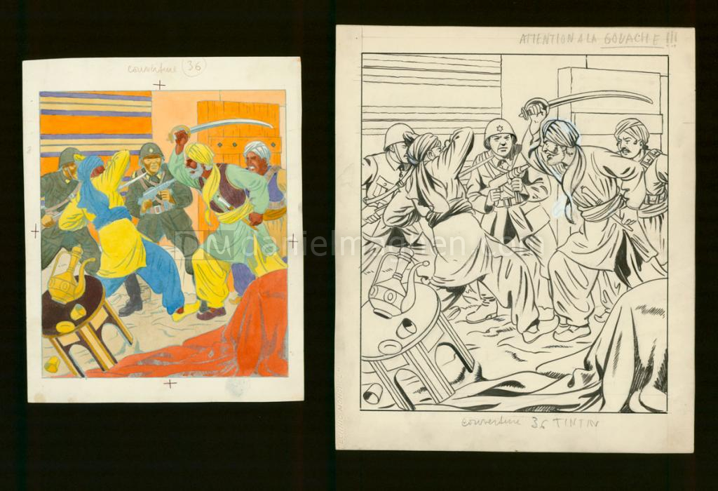 Edgar P. Jacobs Original Art For Sale | ComicArtTracker