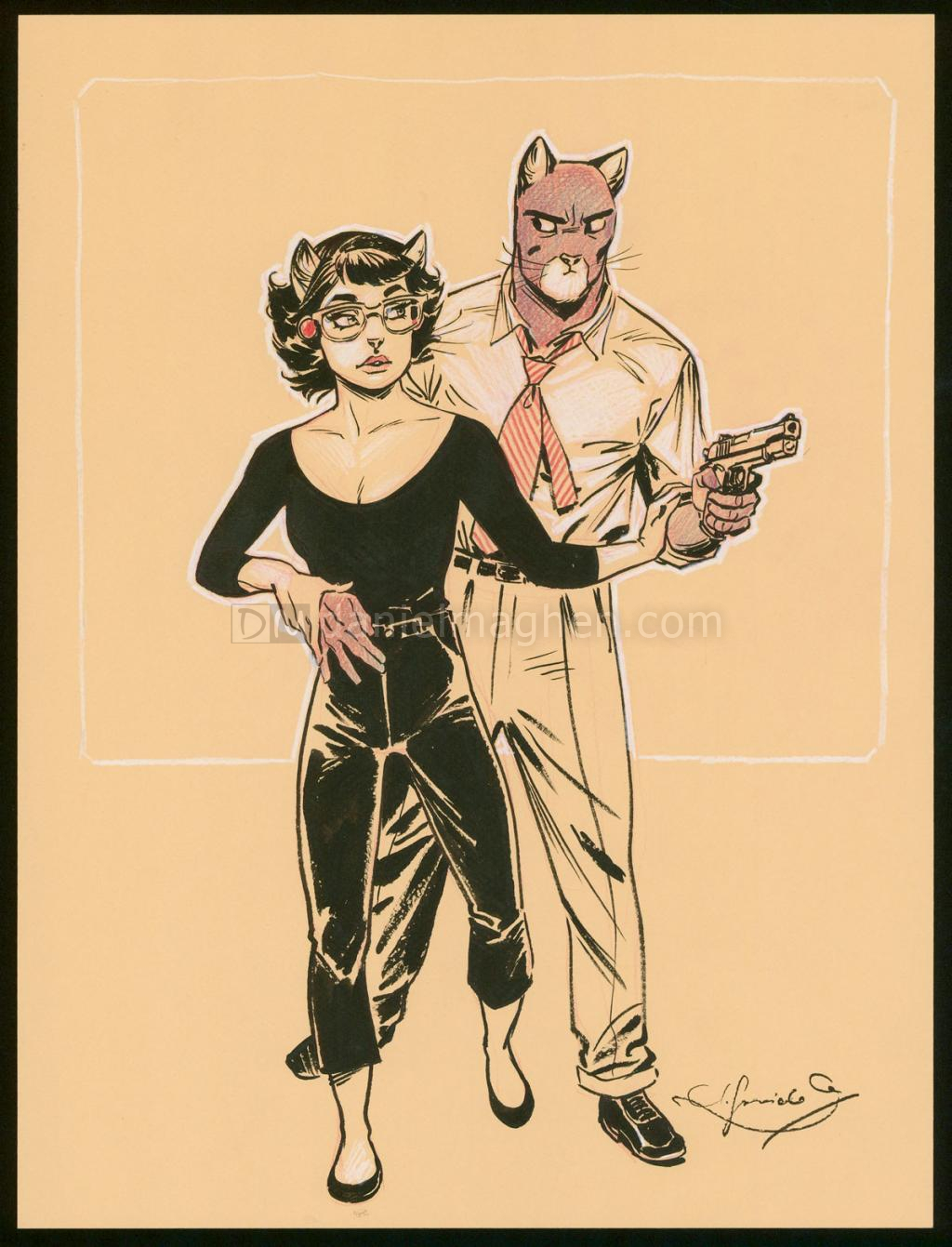 Blacksad Original Art For Sale | ComicArtTracker