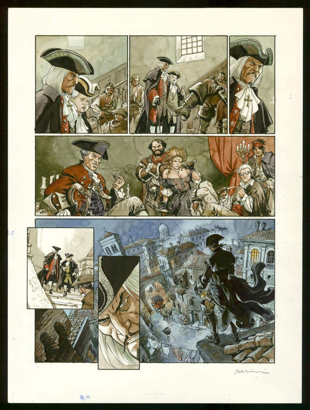 Enrico Marini Original Art For Sale | ComicArtTracker